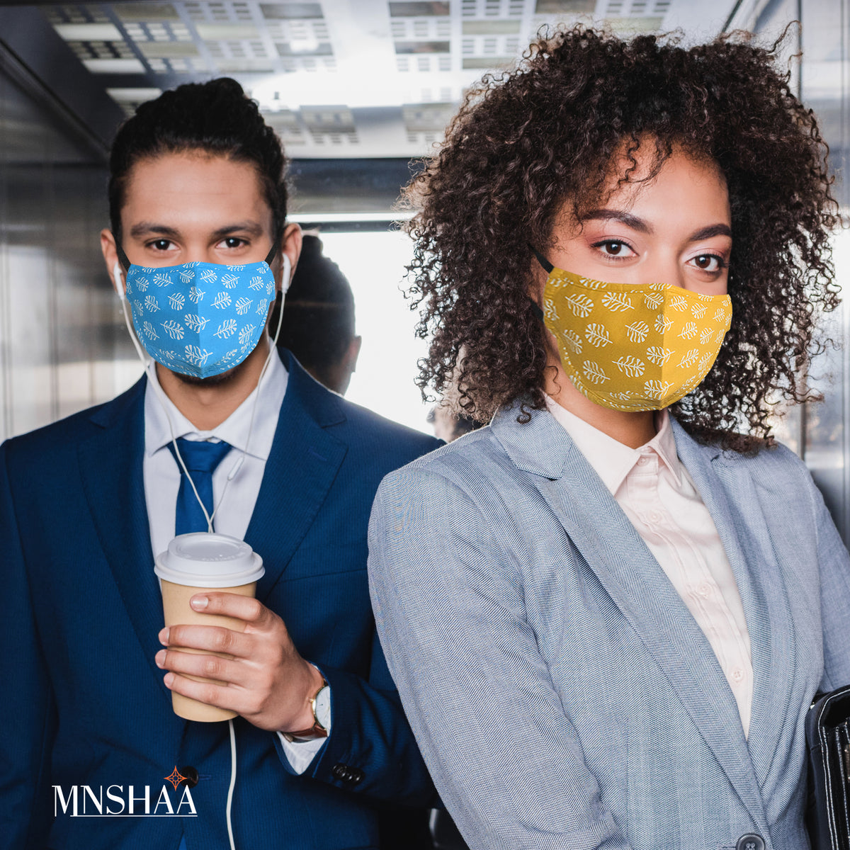 Face Mask Multi-coloured Pack of 4 – Mnshaa